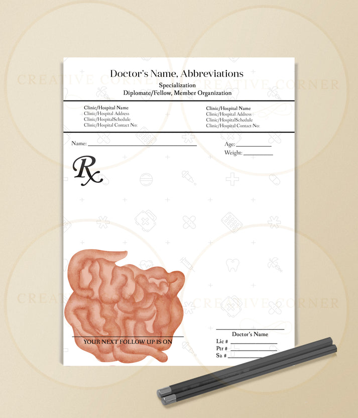 Personalized RX Pads RX-023 Creative Corner PH
