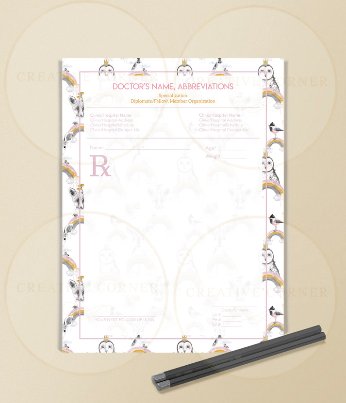 Personalized RX Pads RX-034 Creative Corner PH